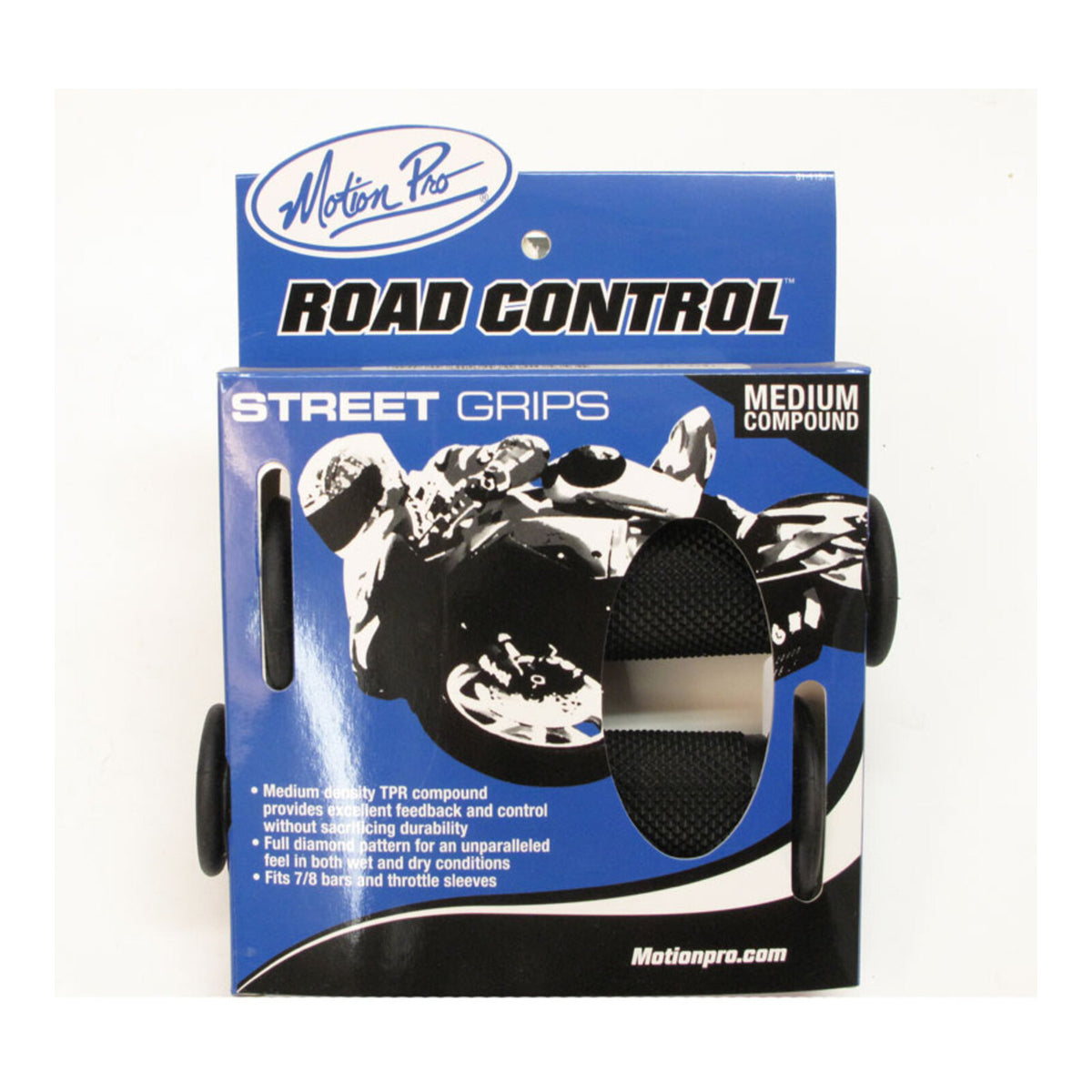 Motion Pro Grip Road Control, Black Diamond Pattern – Casbolts Motorcycles