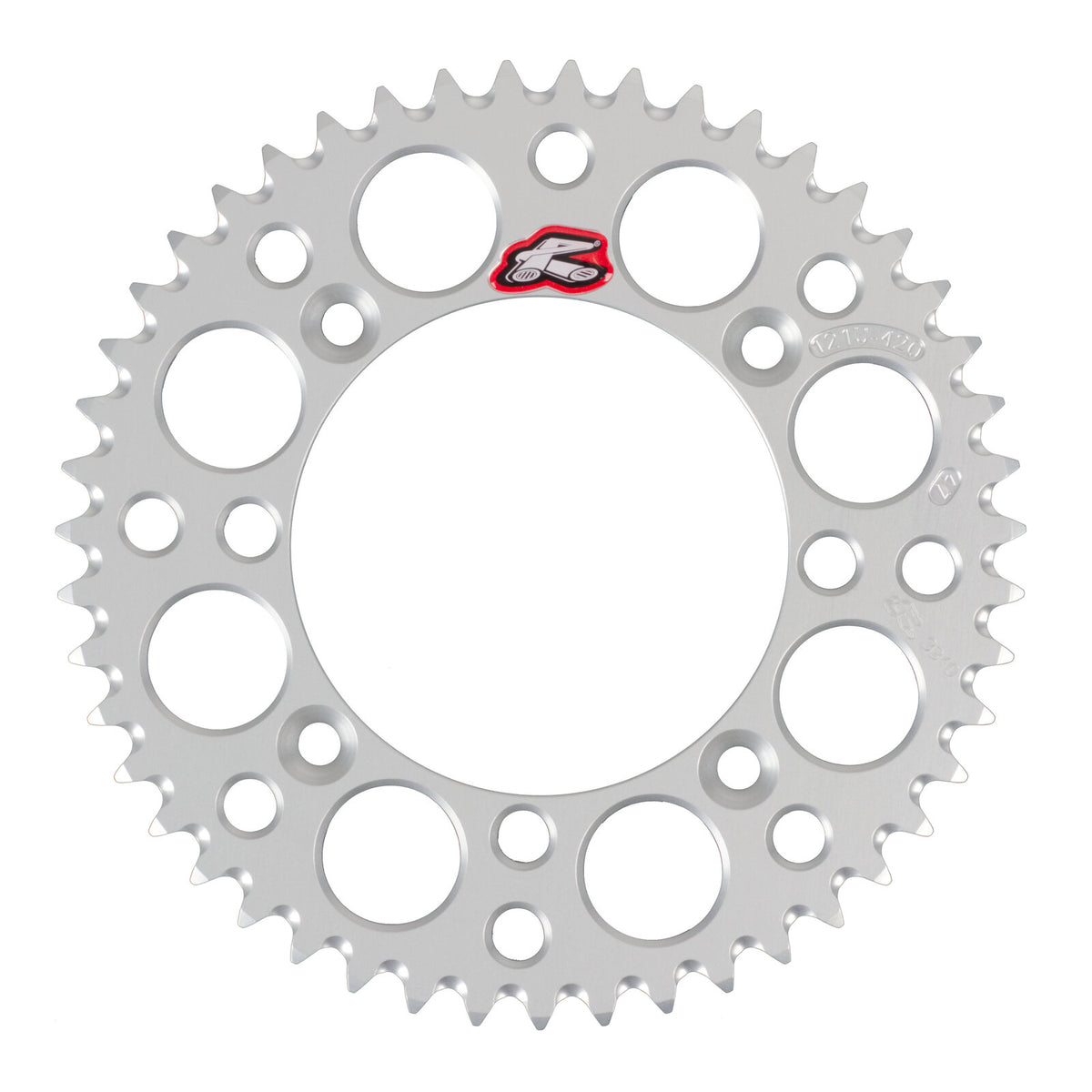 Renthal Sprocket Rear Silver 47T Alloy 7075 T6 Grooved – Casbolts ...