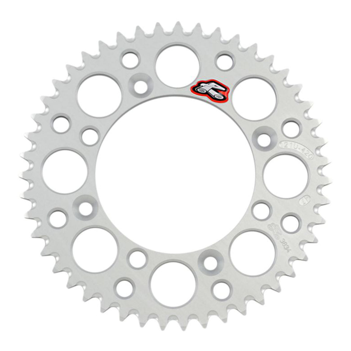 Renthal Sprocket Rear Silver 48T Alloy 7075 T6 Grooved – Casbolts ...